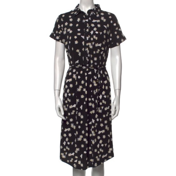 Cynthia Rowley | Dresses | Cynthia Rowley Daisy Floral Print Midi Dress ...